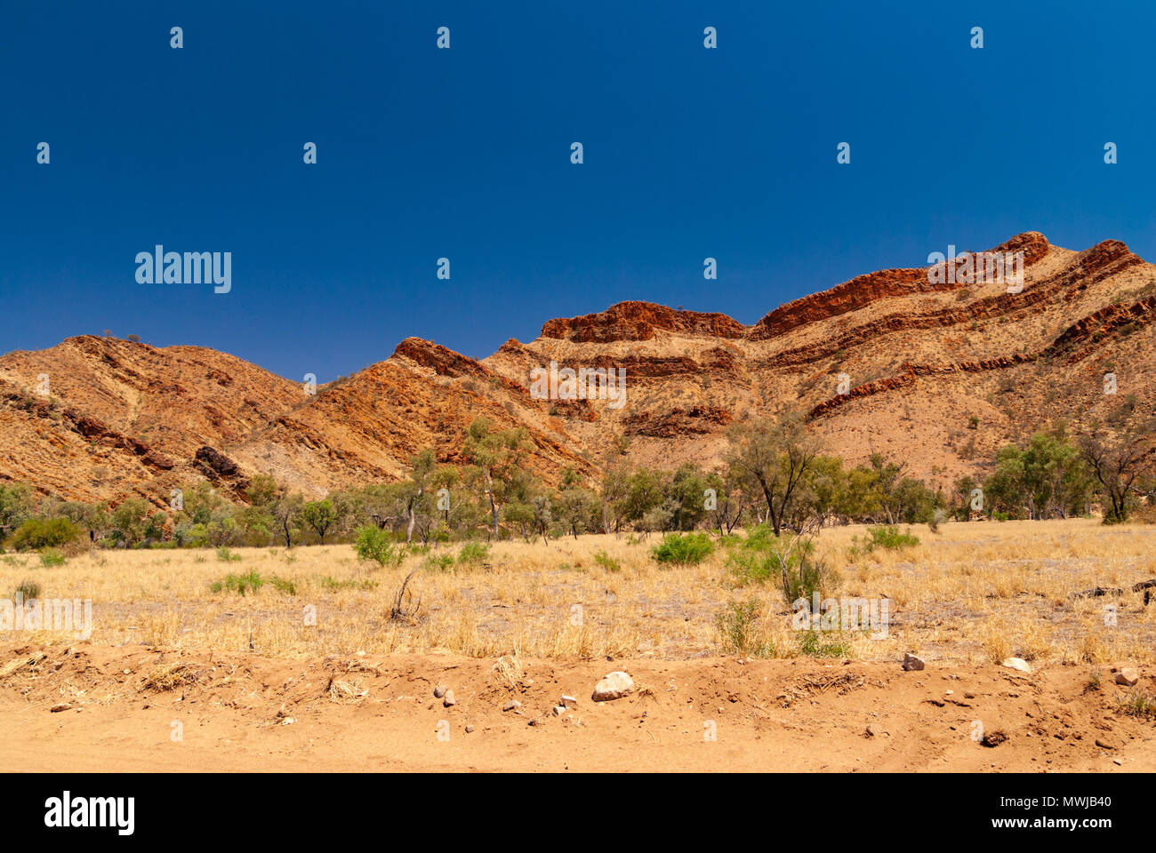 East MacDonnell Ranges near Alice Springs, Northern Territories ...