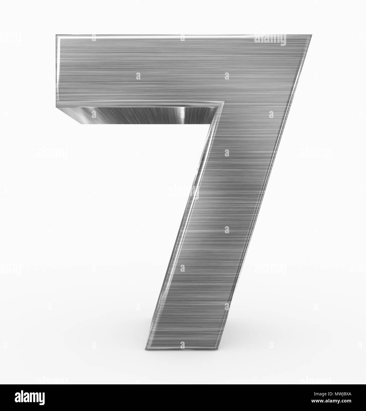 3d number 7 Black and White Stock Photos & Images - Alamy