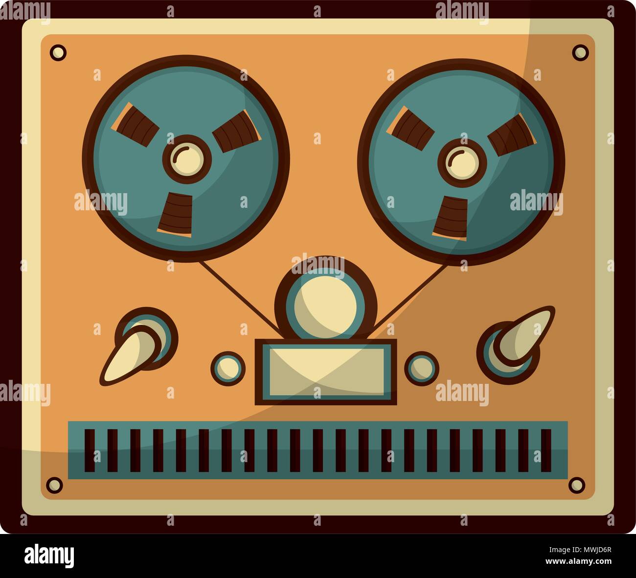 Stereo reproduction Stock Vector Images - Alamy