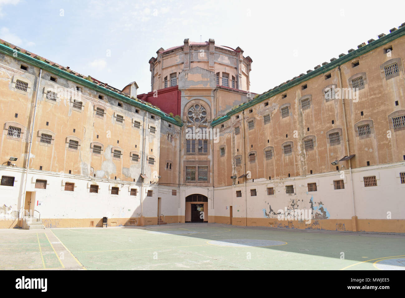 Model of Barcelona, old closed prison Stock Photo - Alamy