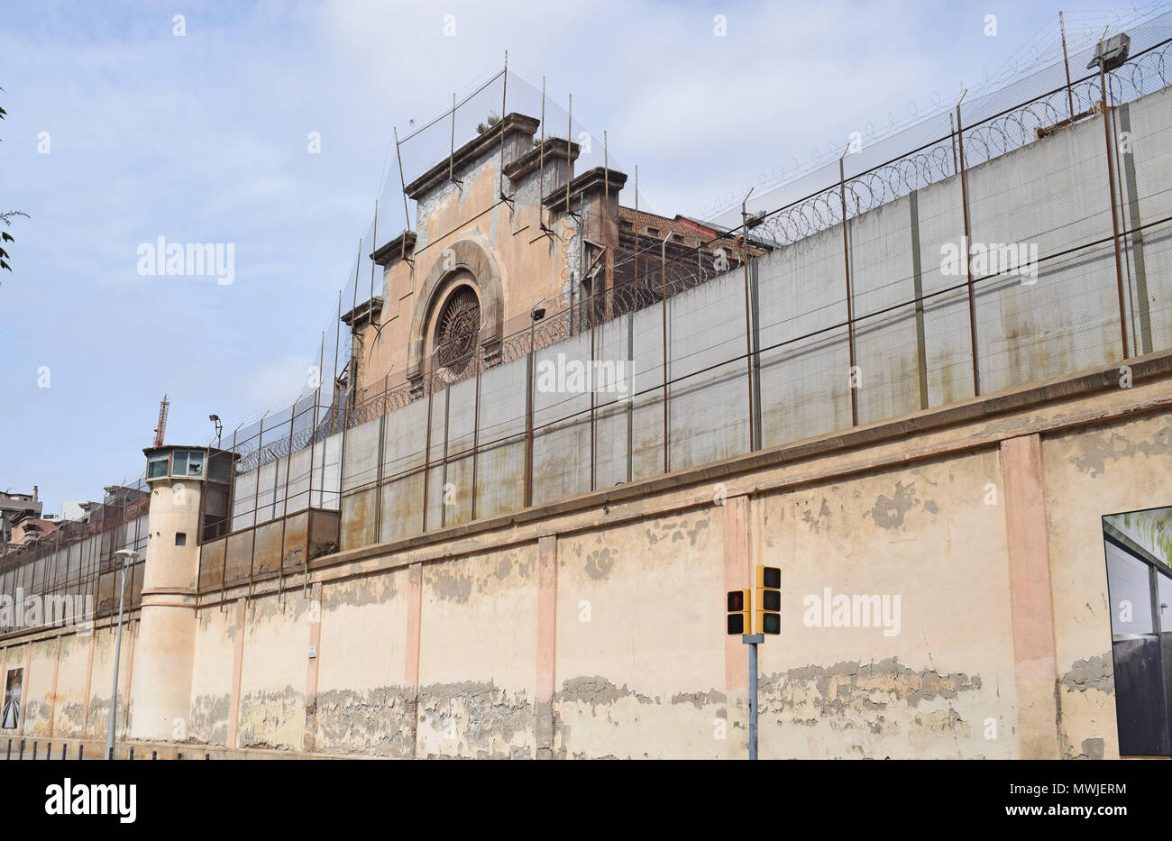 Model of Barcelona, old closed prison Stock Photo - Alamy