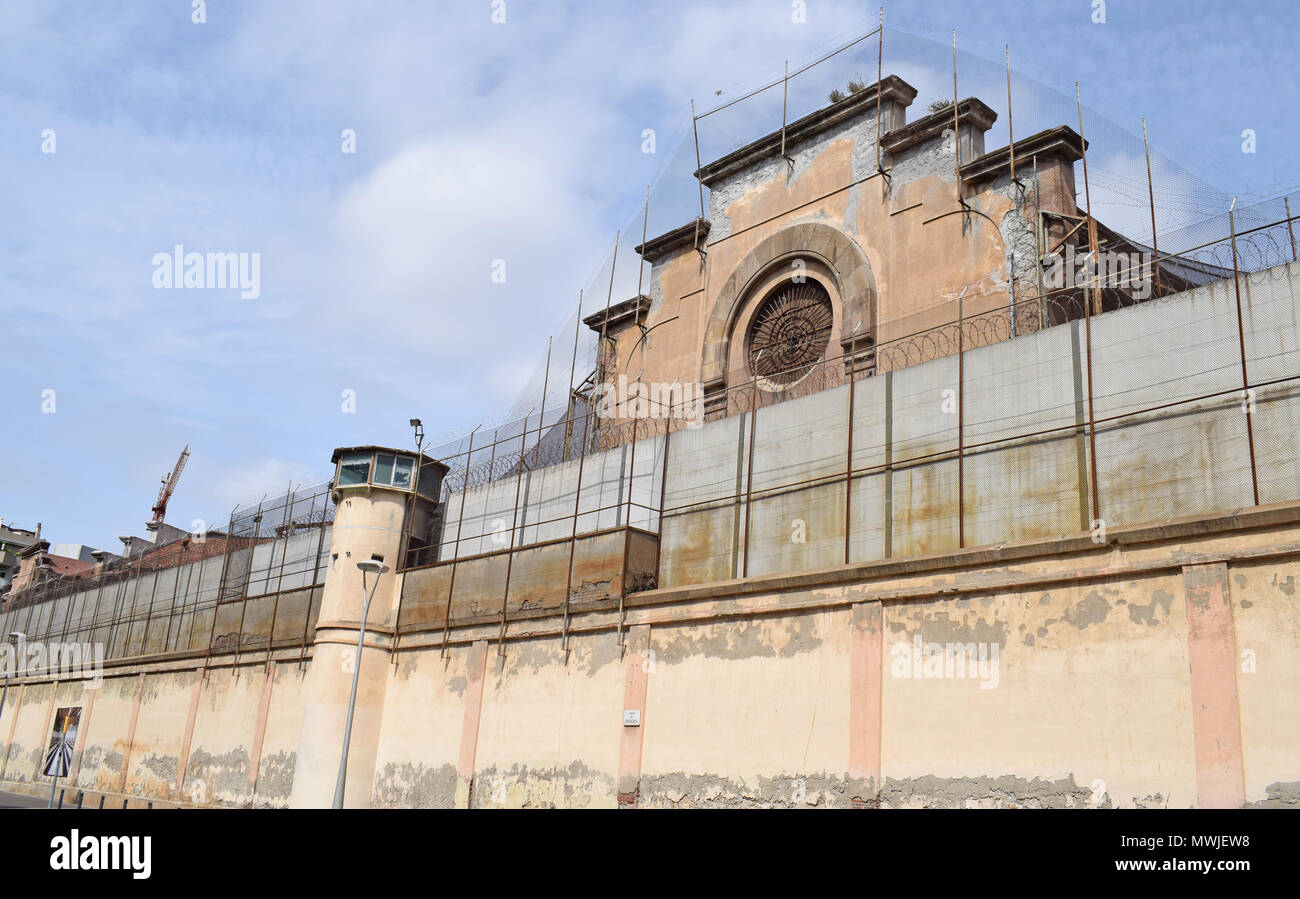 Model of Barcelona, old closed prison Stock Photo - Alamy
