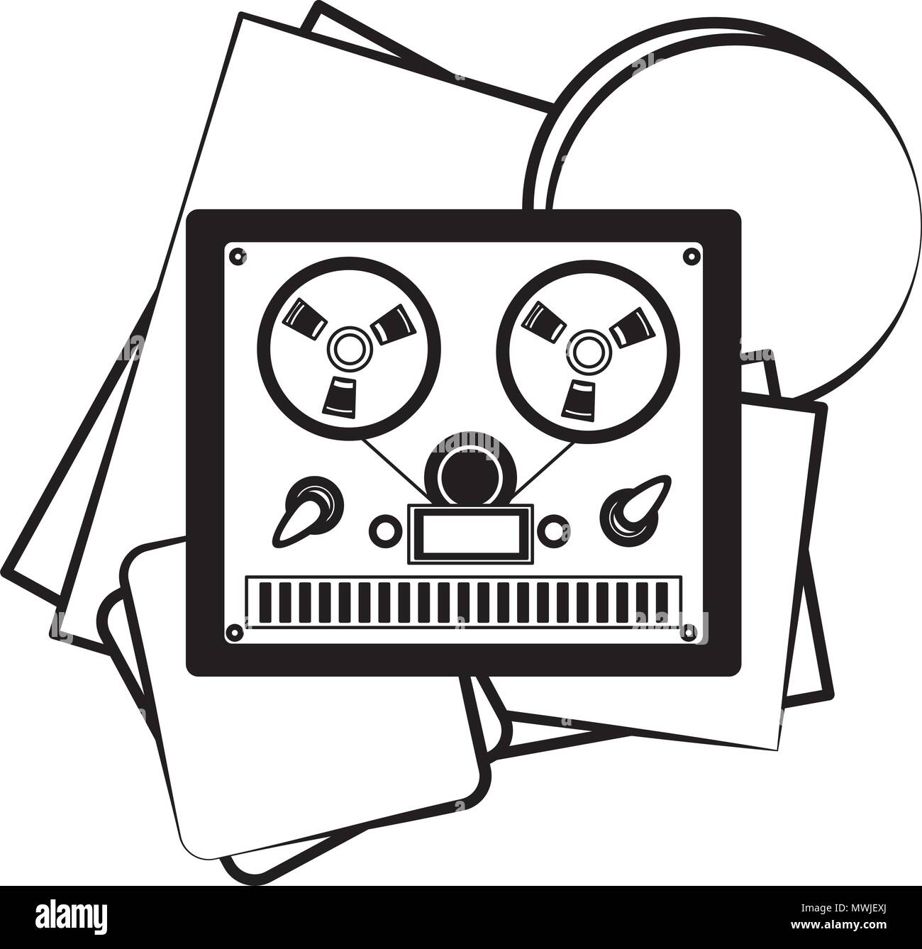 Sound reproduction Stock Vector Images - Alamy