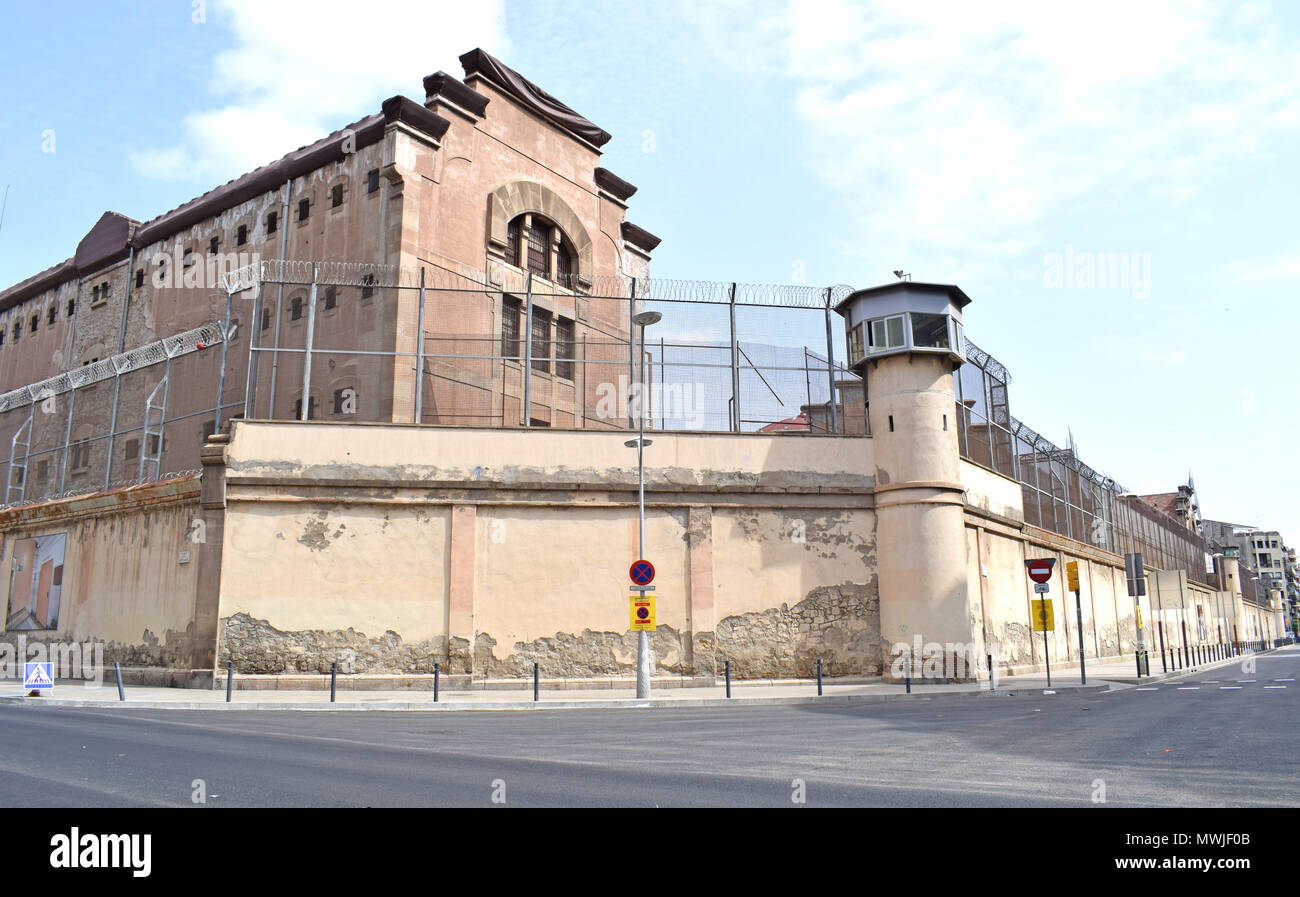 Model of Barcelona, old closed prison Stock Photo - Alamy