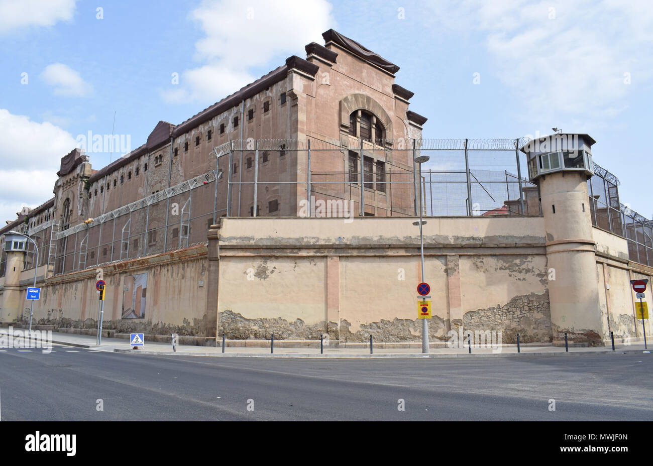 Model of Barcelona, old closed prison Stock Photo - Alamy