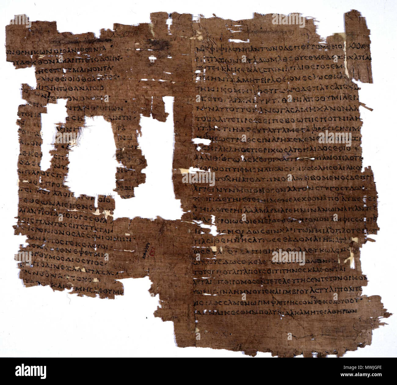 467 papyrus oxyrhynchus 551 hi-res stock photography and images - Alamy