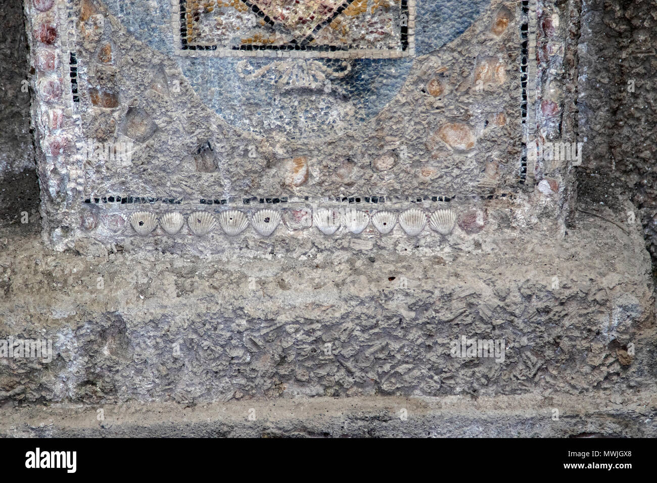 view of ruined Roman city of Herculaneum, near Mount Vesuvius, Italy Stock Photo - Alamy