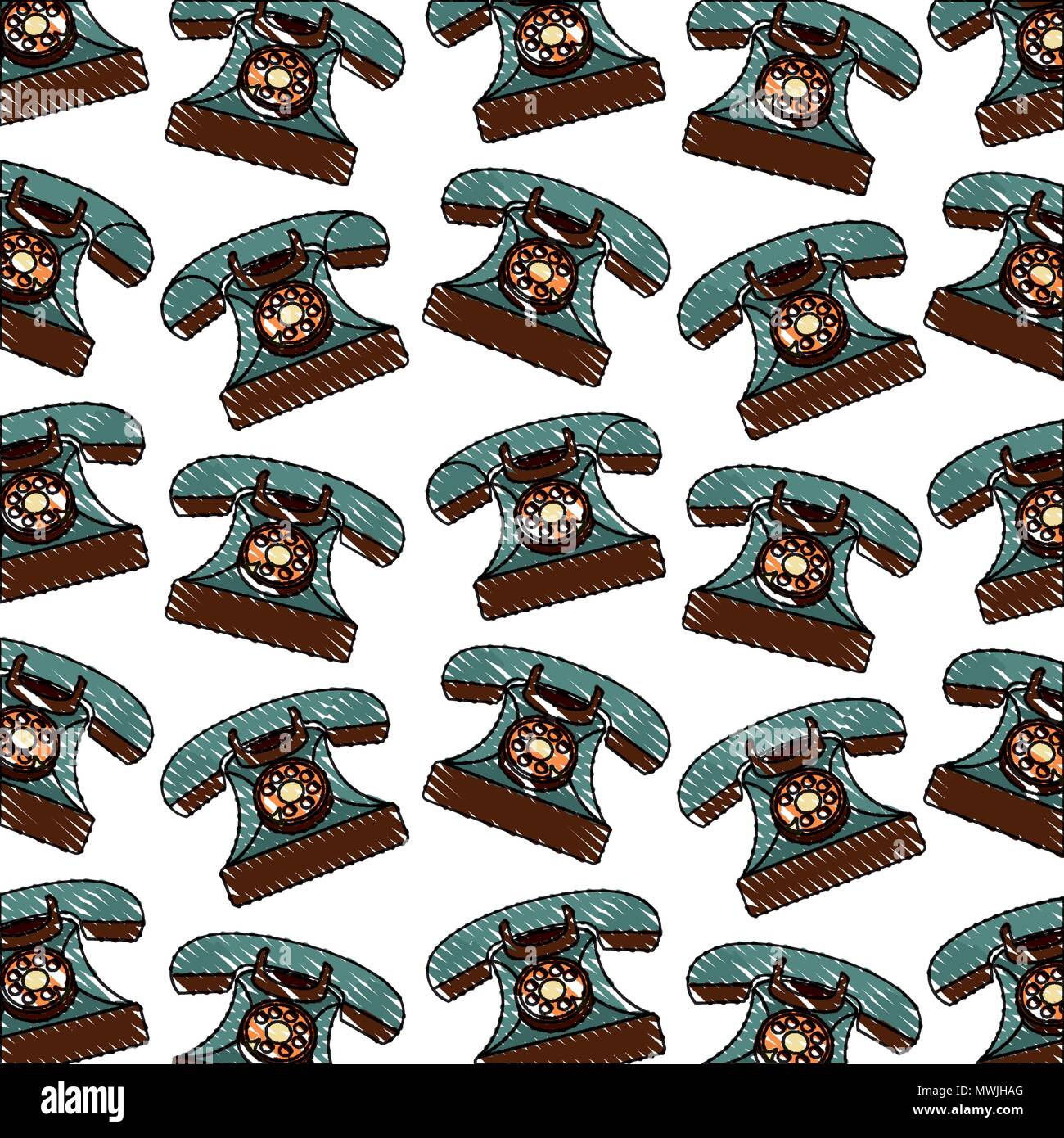 History of telephones Stock Vector Images - Alamy