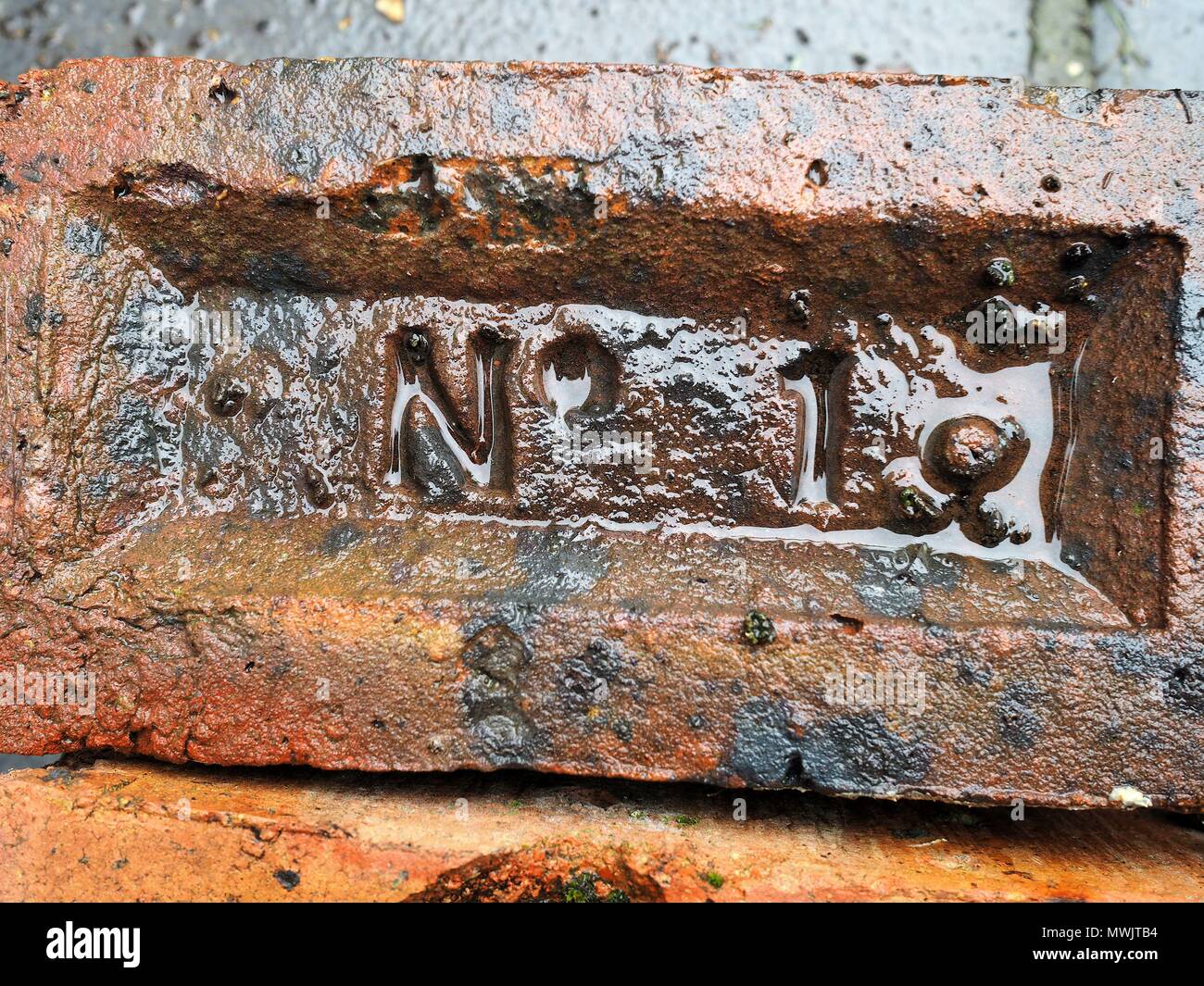 No 1 brick Stock Photo - Alamy