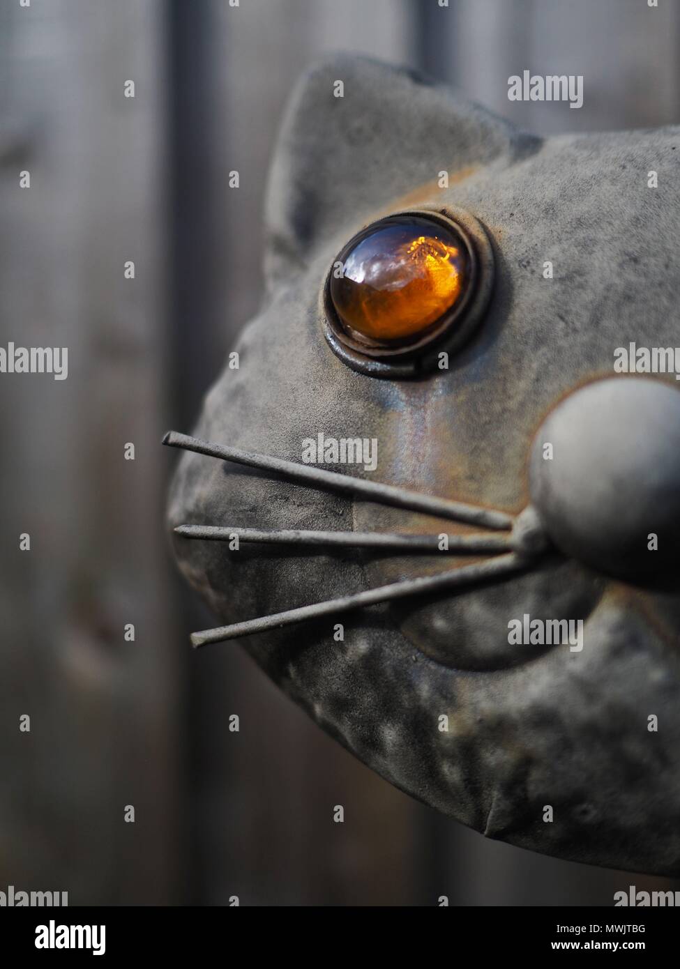 Cat eye cloud reflection Stock Photo - Alamy