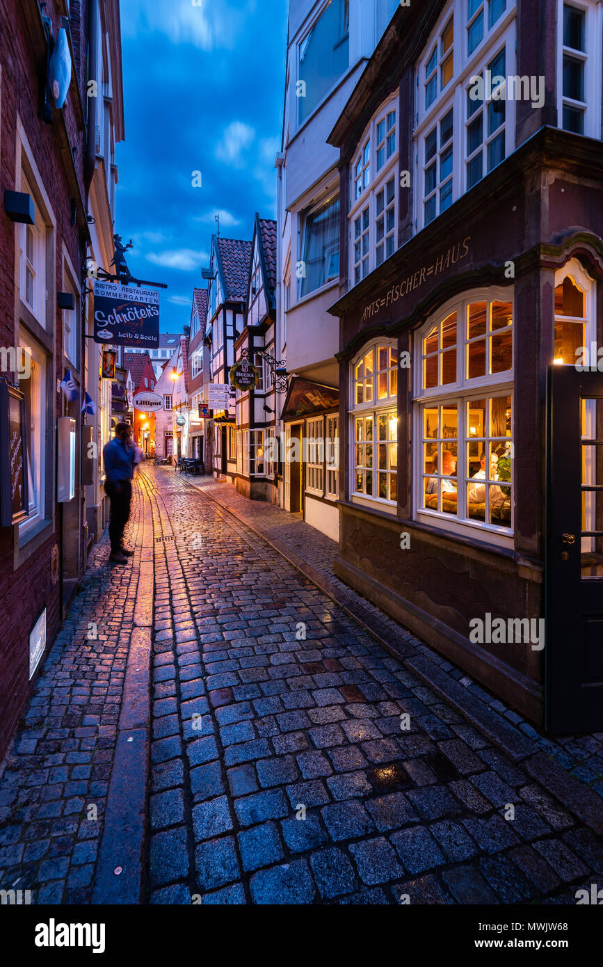 Schnoor is a neighbourhood in the medieval centre of the German city of ...