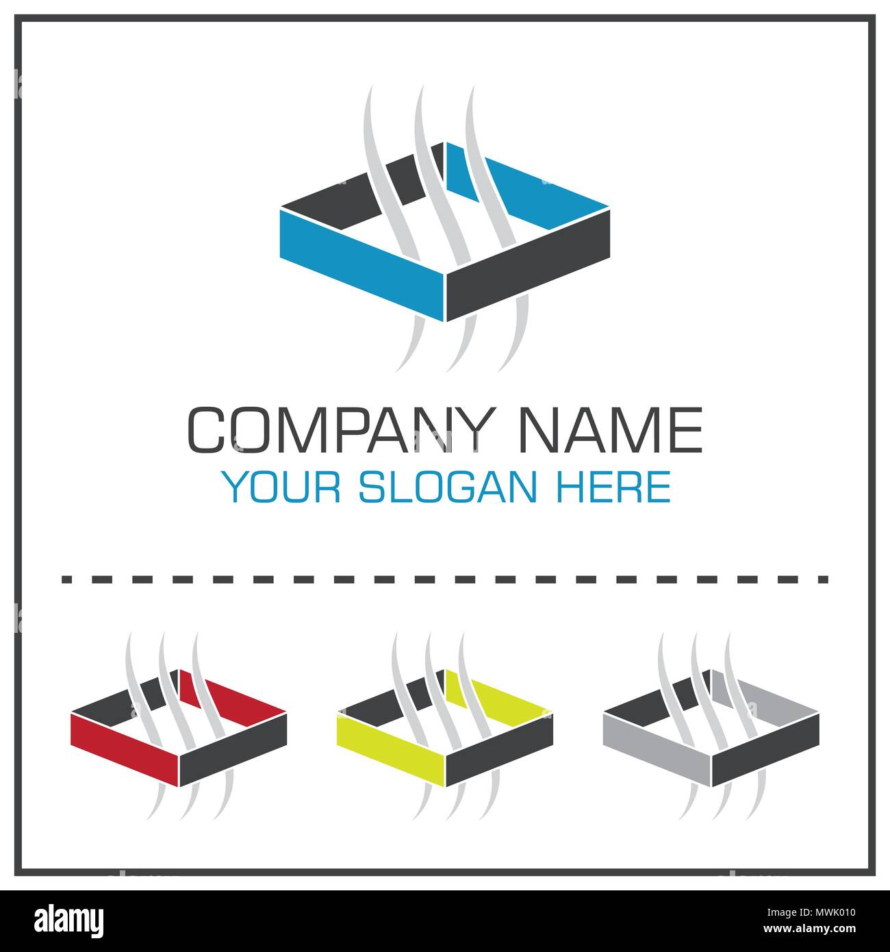 Ventilation / Air Transfer System Vector Logo for Conditioning Company ...