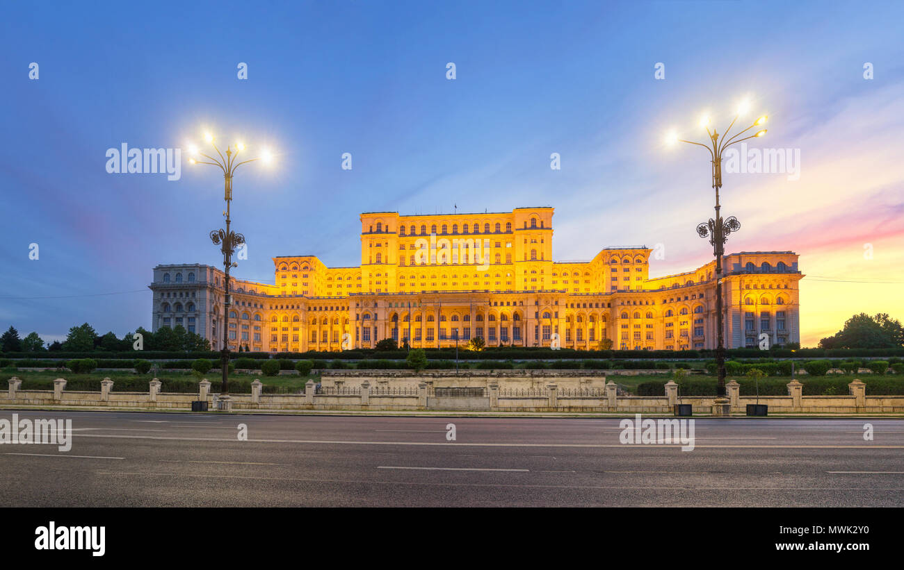 The Palace of the Parliament, Bucharest, Romania Stock Photo - Alamy