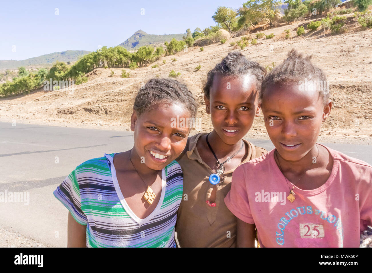 Addis Zemen, Ethiopia - February 10, 2015: Close up picture of the ...