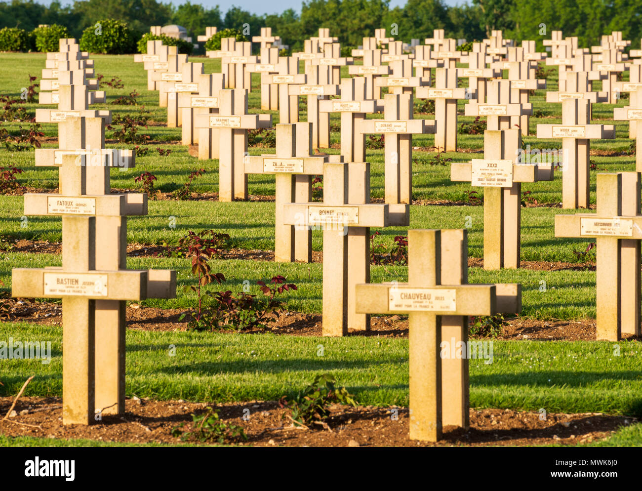 Notre Dame de Lorette French national memorial and war cemetery Stock ...