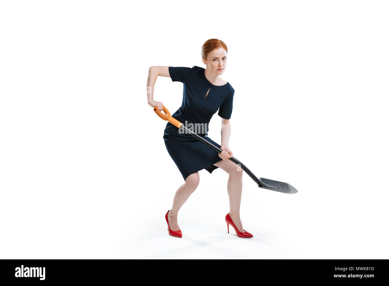 Lady digging hi-res stock photography and images - Alamy