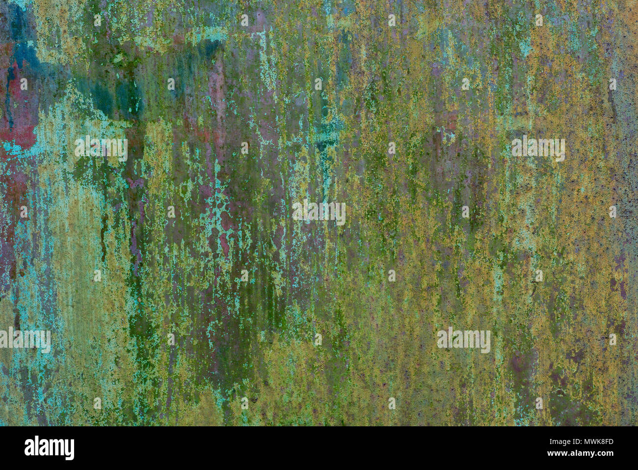 old rusted weathered green painted metal background texture Stock Photo ...