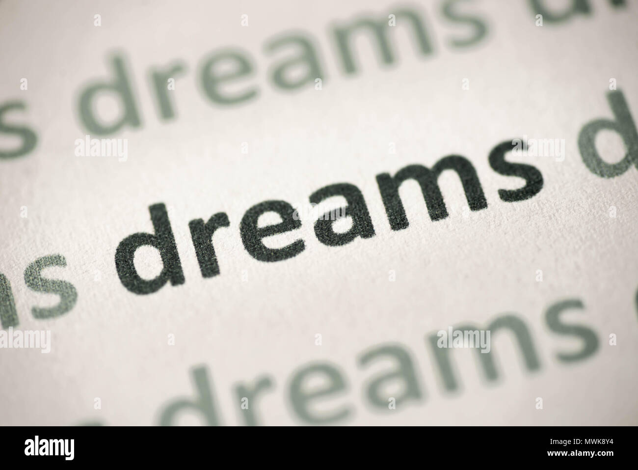 Sleep dream words hi-res stock photography and images - Alamy