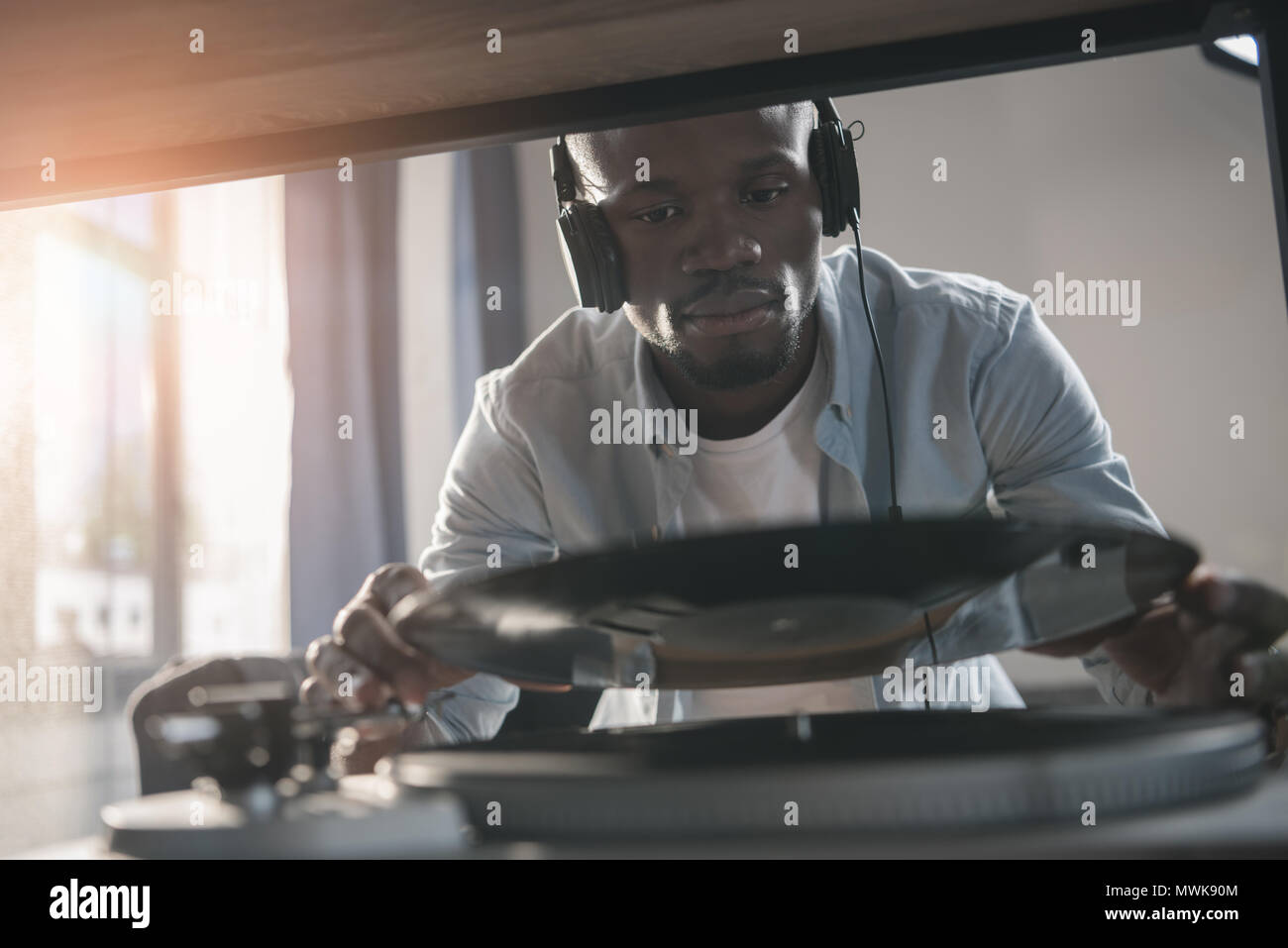 African american jockey not dj hi-res stock photography and images - Alamy