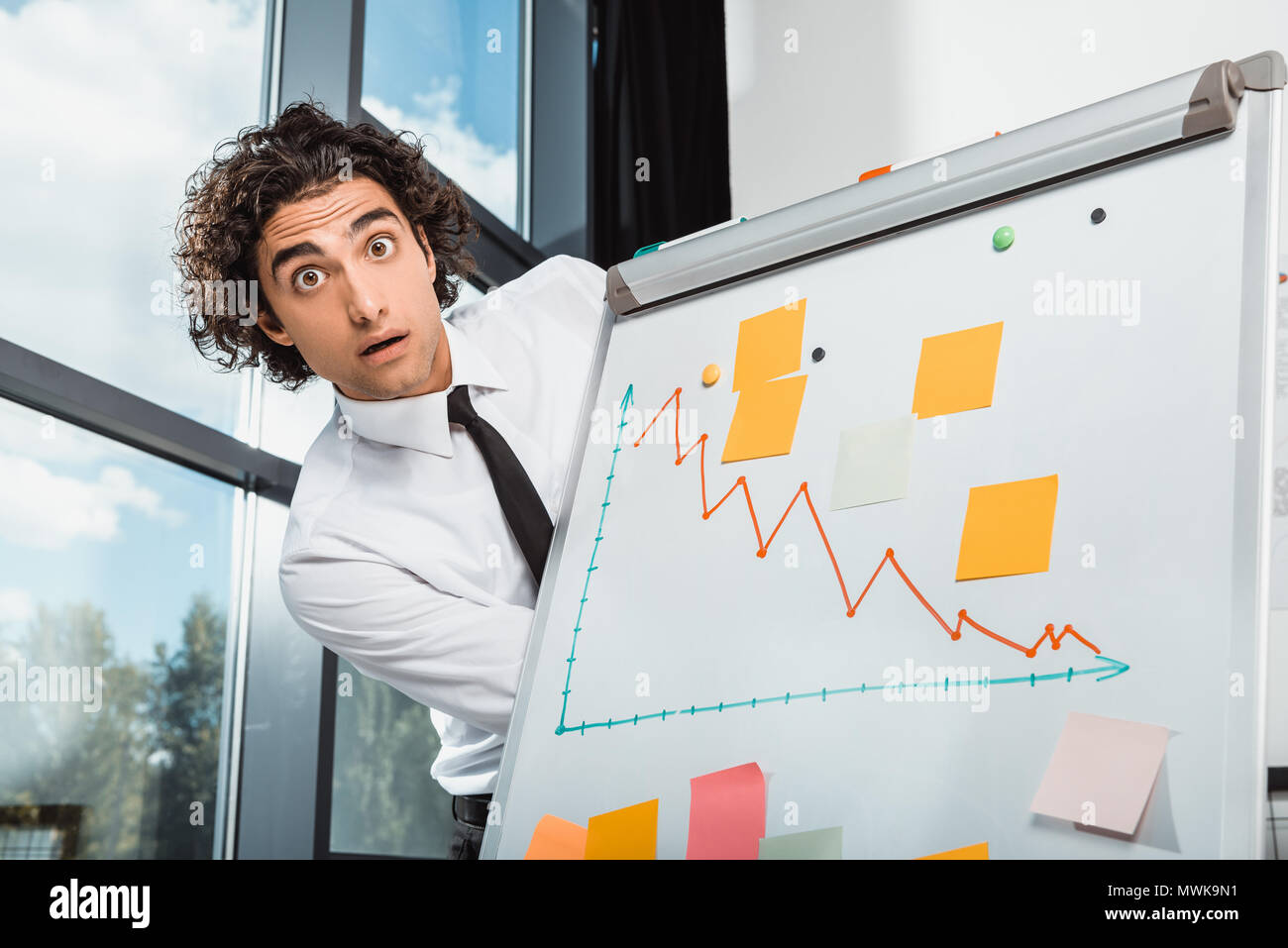 Businessman looking shocked working hi-res stock photography and images ...