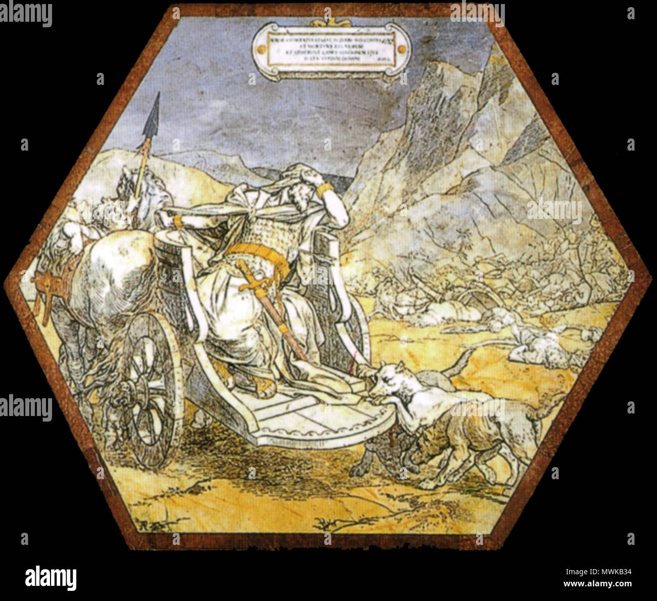 . Pavimento di siena, esagono, morte di acab (alessandro franchi ...