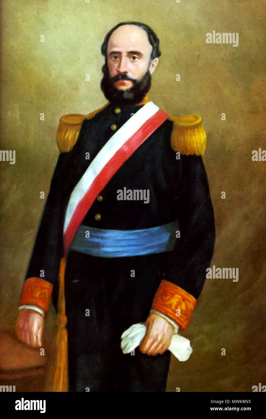 Español Pedro Diez Canseco 1815 1893 Presidente Provisorio Del