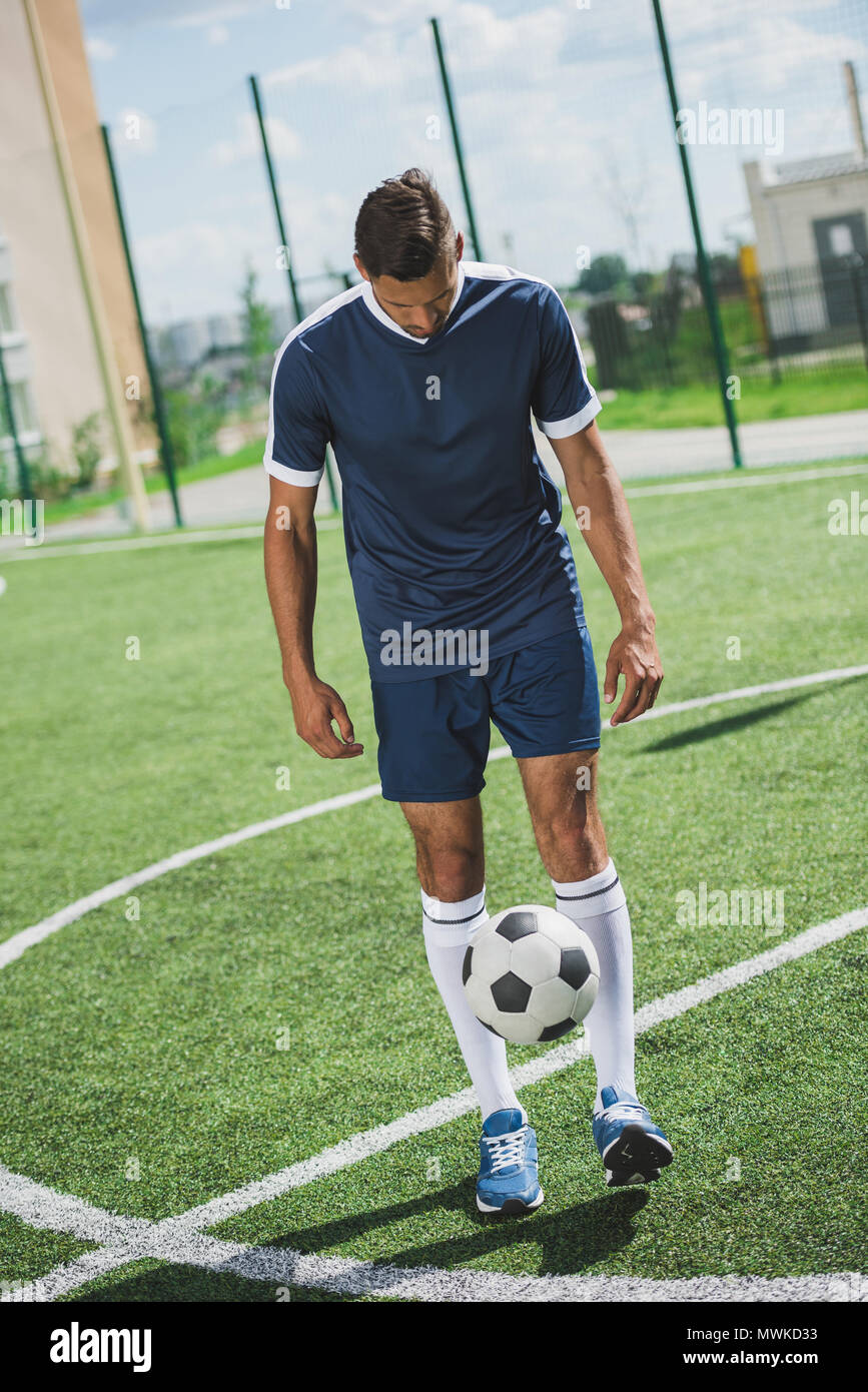 Training equipment on the pitch hi-res stock photography and images - Alamy