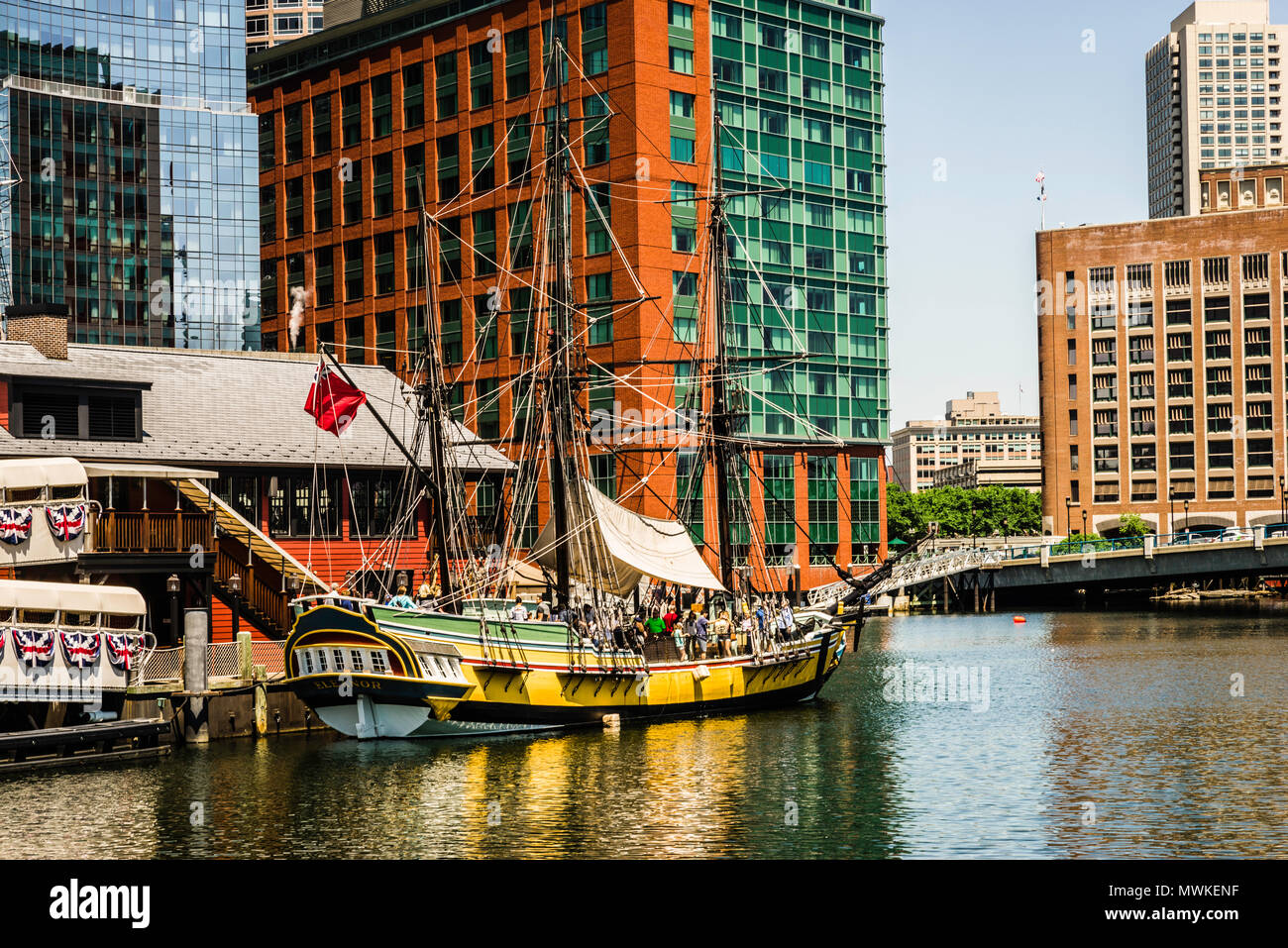 Boston Tea Party Ships & Museum Boston, Massachusetts, USA Stock Photo ...