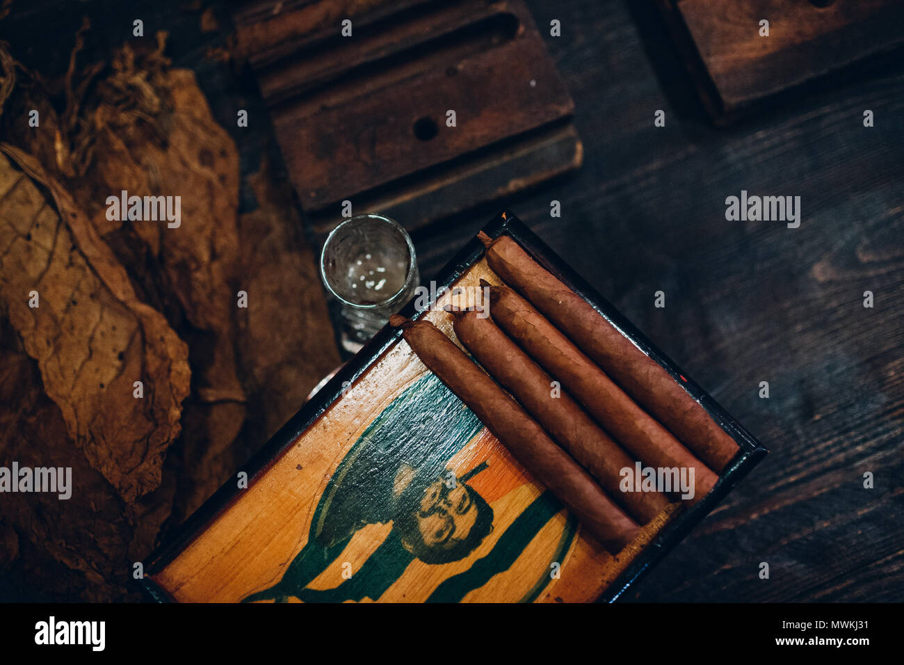 Handmade luxury Cigars Stock Photo - Alamy