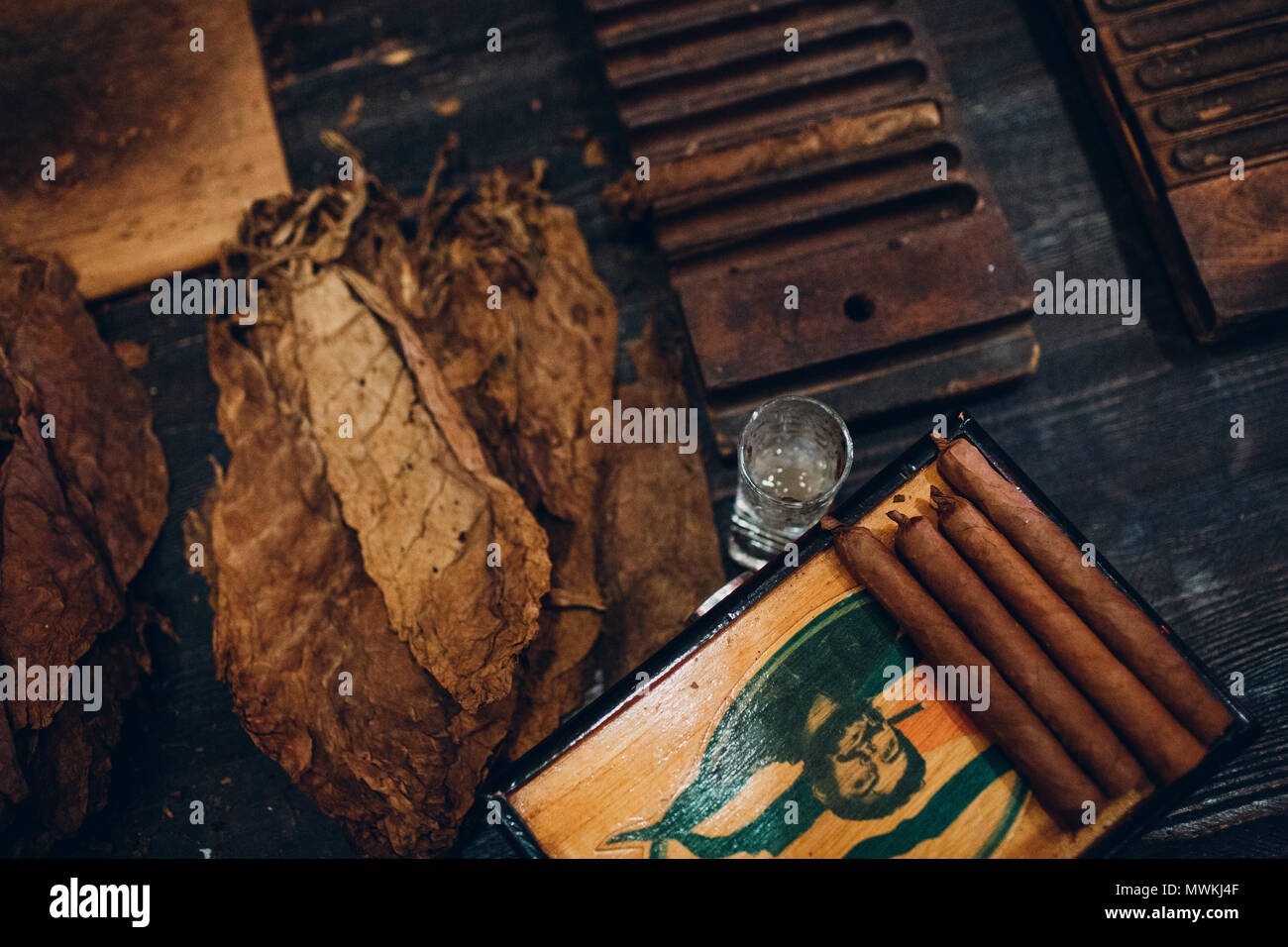 Handmade luxury Cigars Stock Photo - Alamy