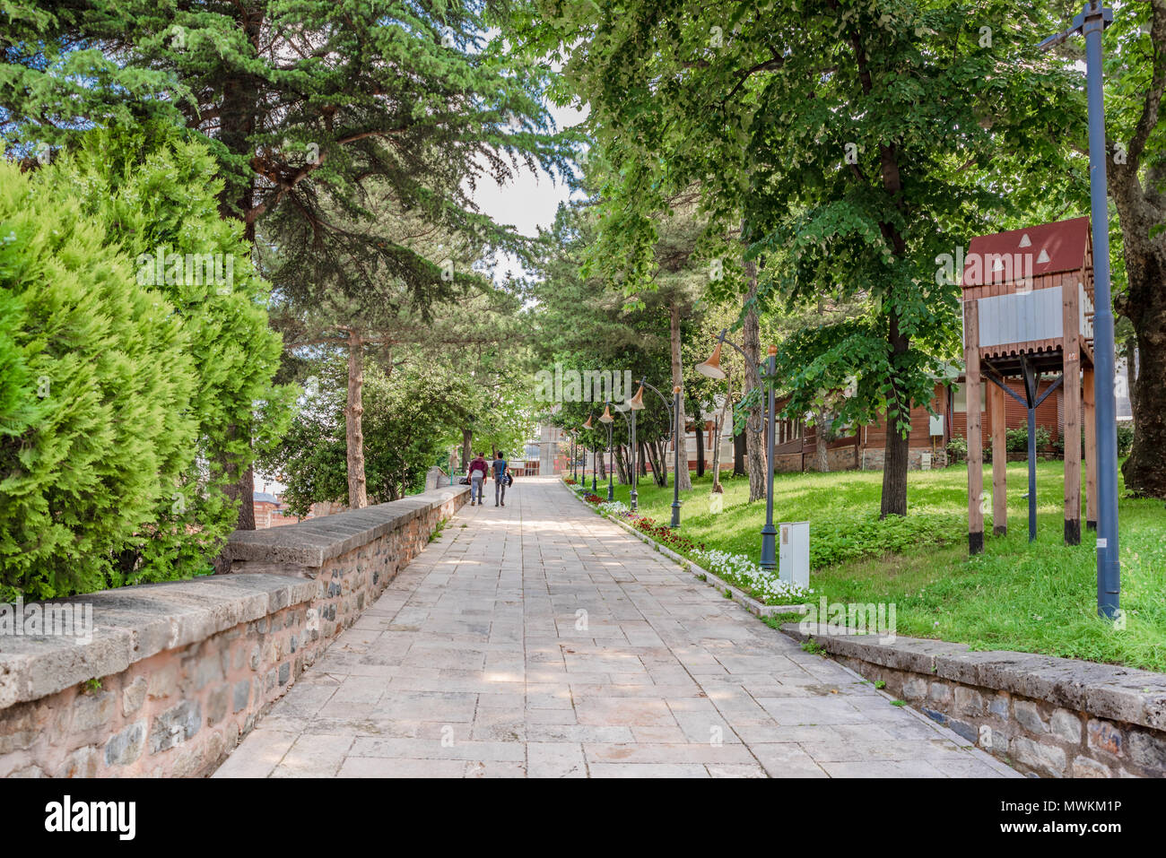 View of Yildirim Bayezid complex,a mosque complex complex built by ...