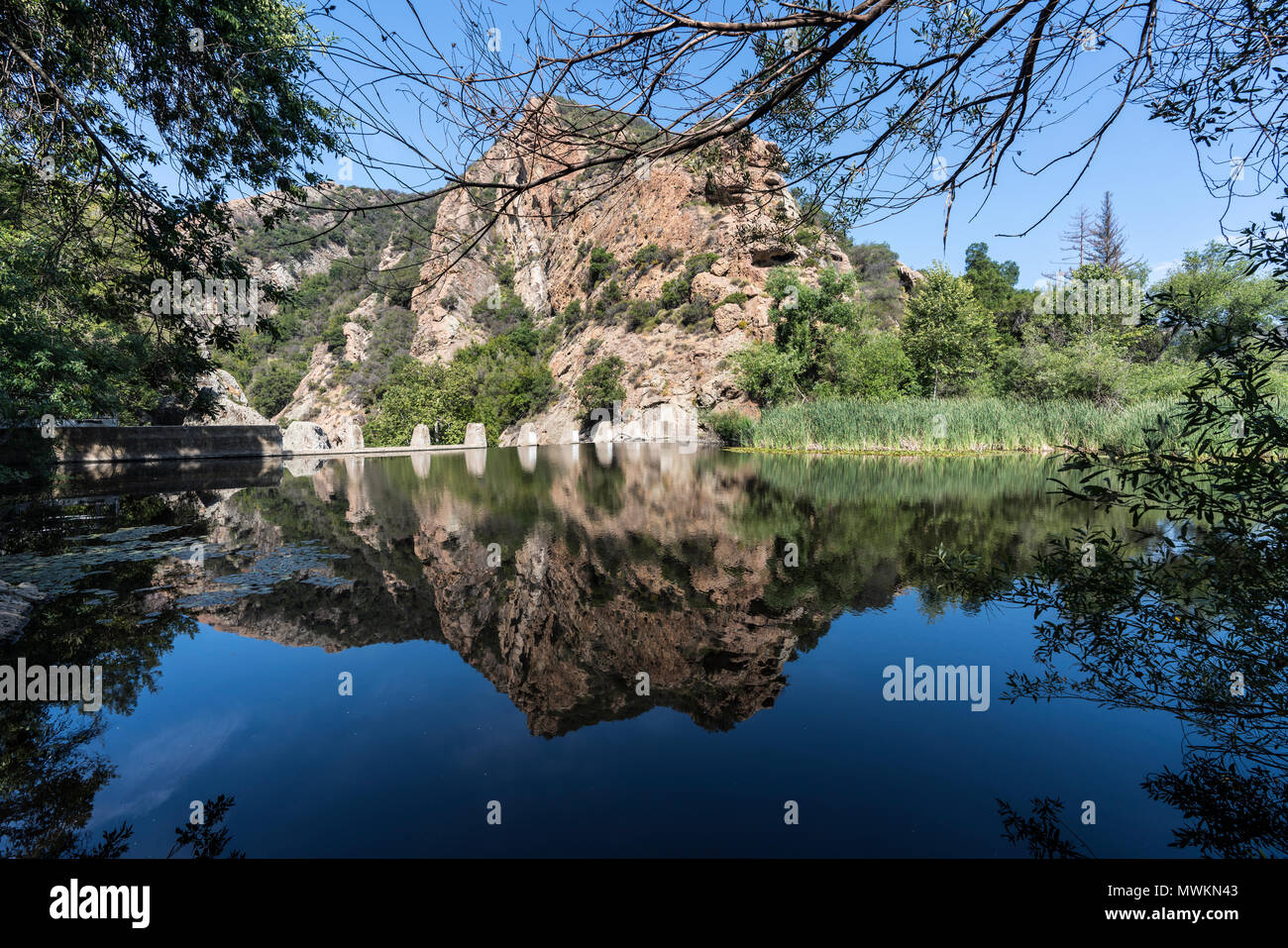 Malibu creek state park century lake hi-res stock photography and ...