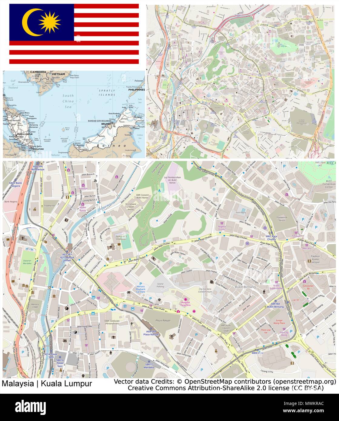 Petronas Towers Stock Vector Images - Alamy