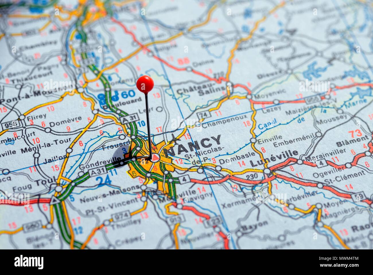 Sweden Stockholm, 07 April 2018: European cities on map series. Closeup ...