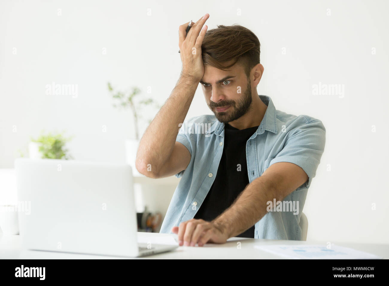 Stressed report hi-res stock photography and images - Alamy