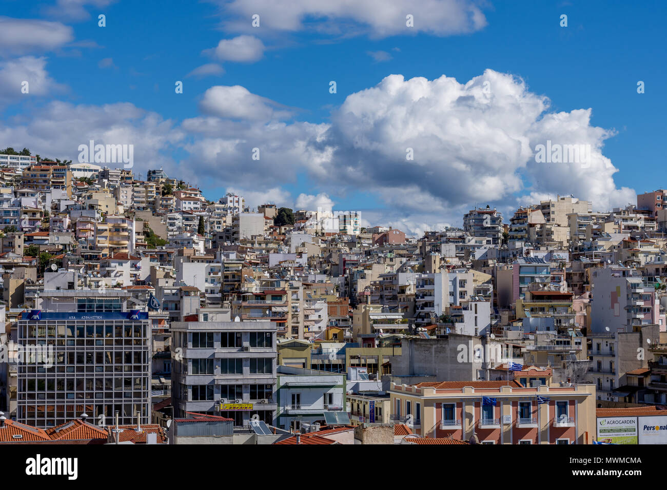 Crowded City Buildings