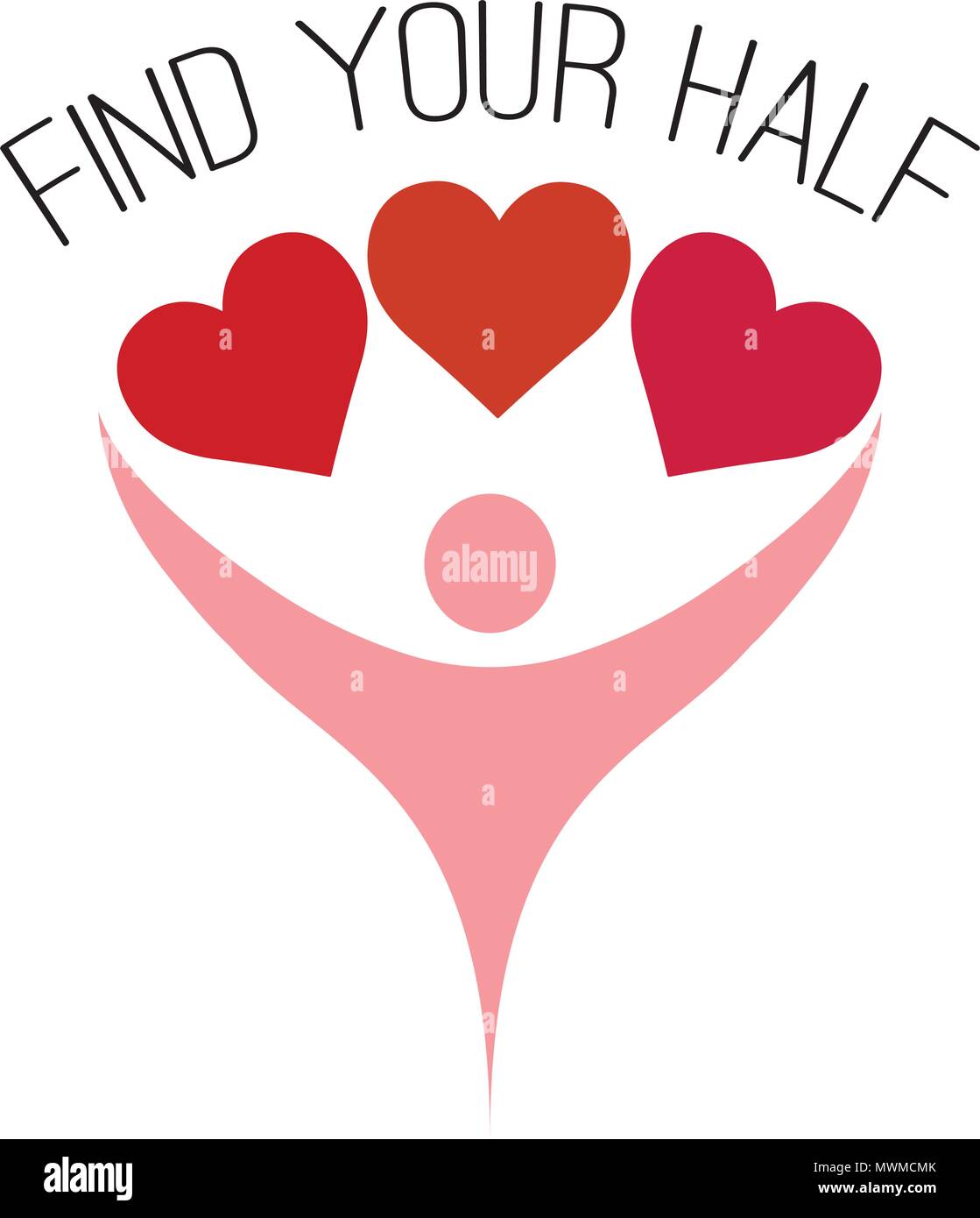 Find your love Stock Vector Image & Art - Alamy
