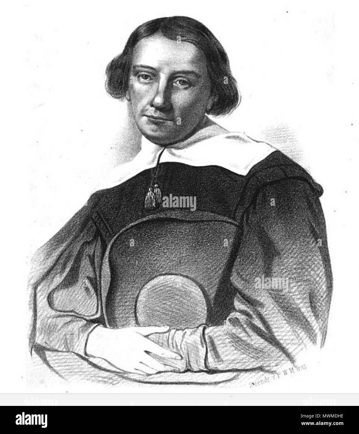 . Nederlands: Portret van Passchier de Fijne (1588-1667) . 1853 ...