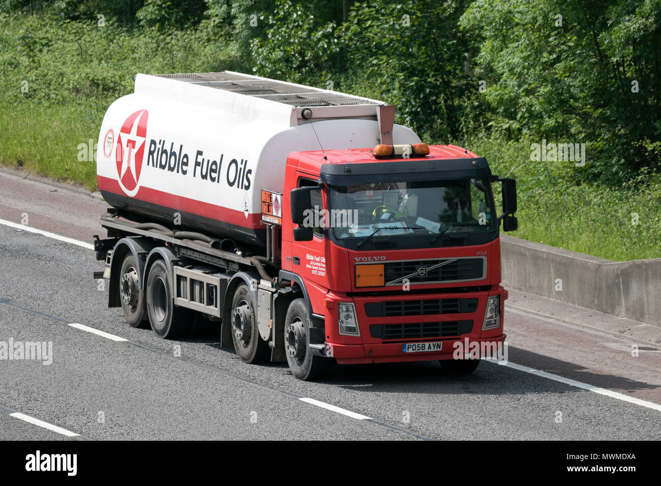 Volvo truck tanker trailer hi-res stock photography and images - Alamy