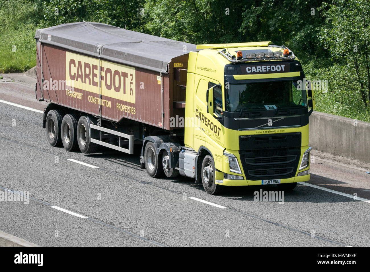 carefoot construction materials transport logistics HGV lorry M6 ...