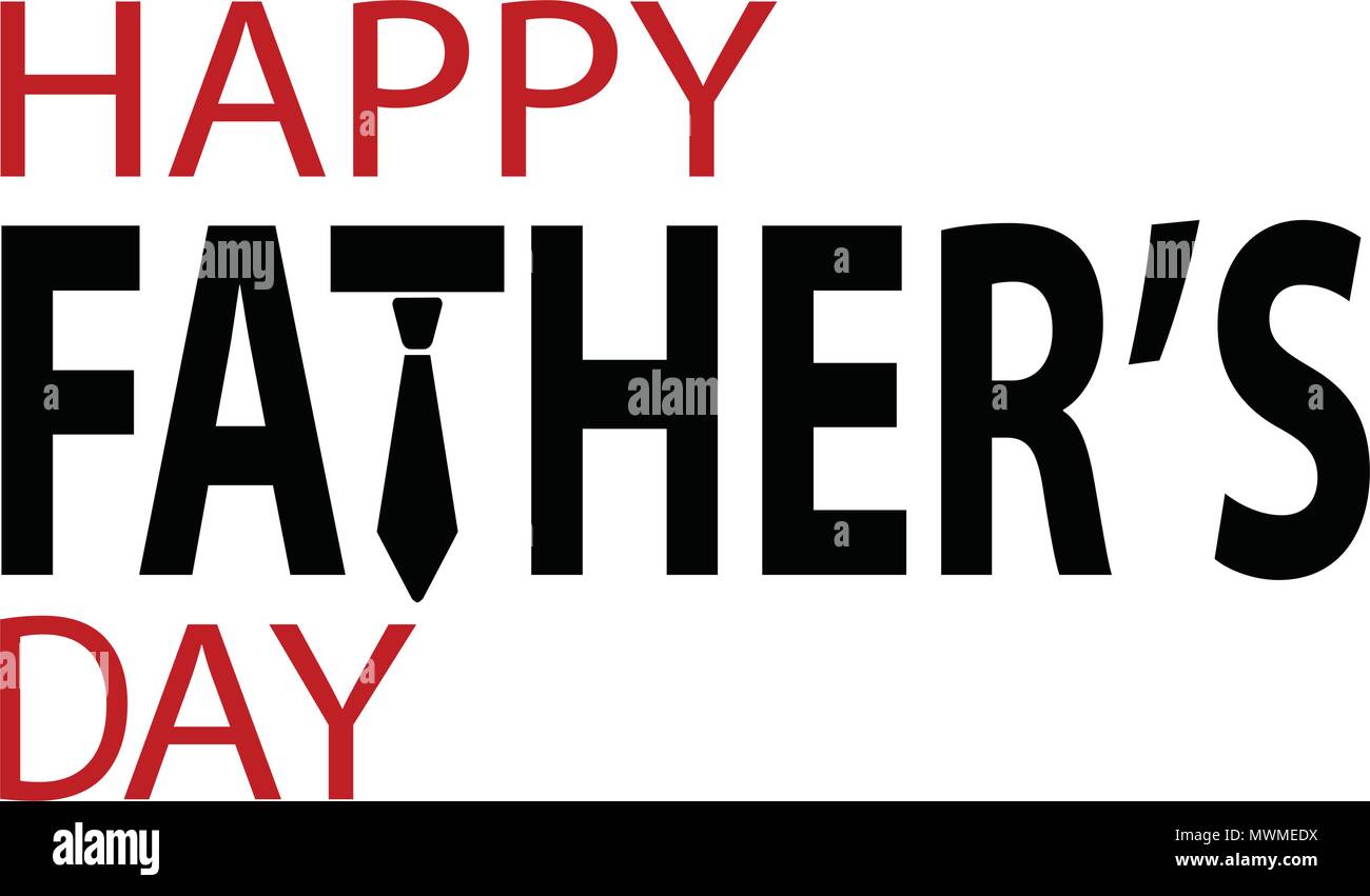 Happy Fathers Day Stock Vector Image Art Alamy