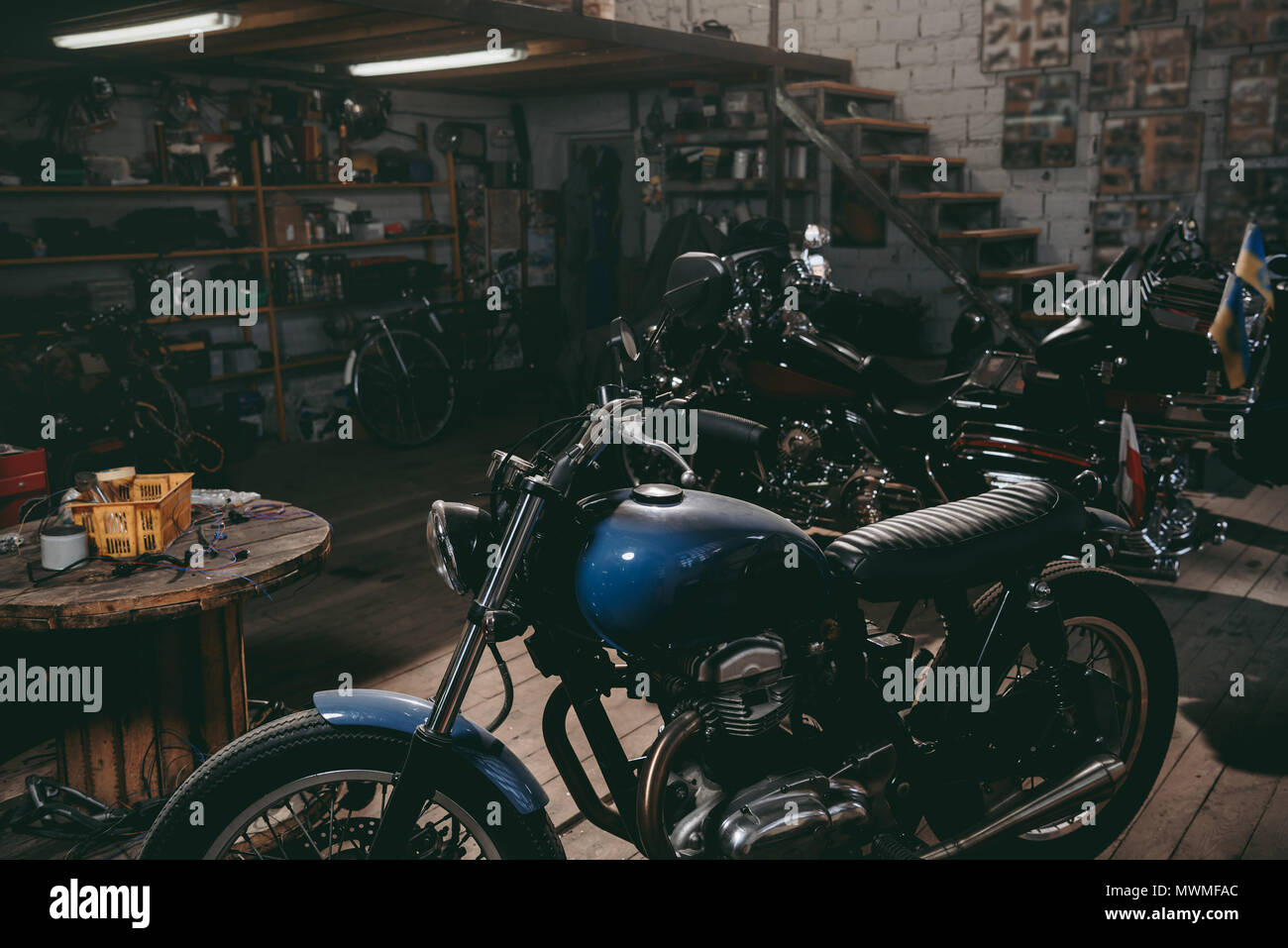 Repair motorbikes hi-res stock photography and images - Alamy