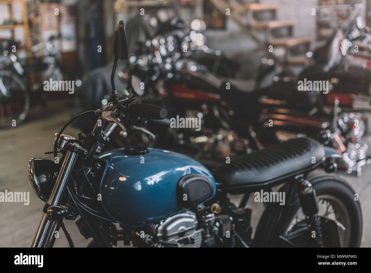 Classic motorcycles standing in hi-res stock photography and images - Alamy