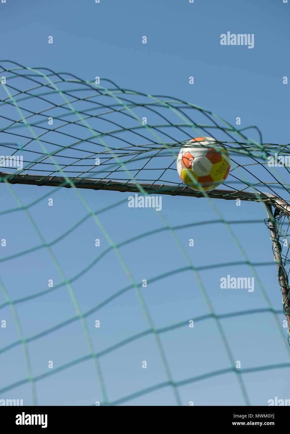 Hitting a soccer ball hi-res stock photography and images - Alamy