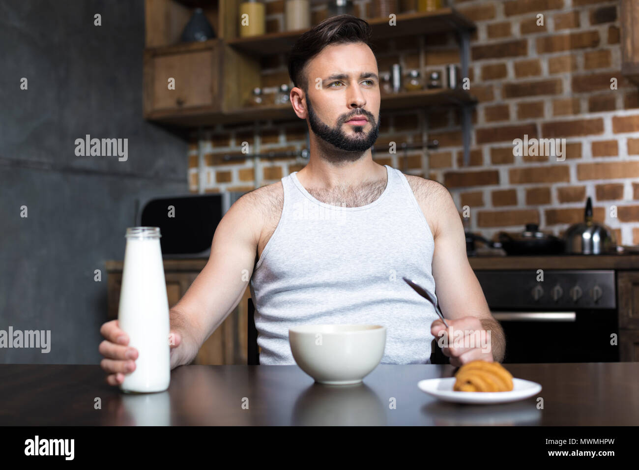 Pouring milk away hi-res stock photography and images - Alamy