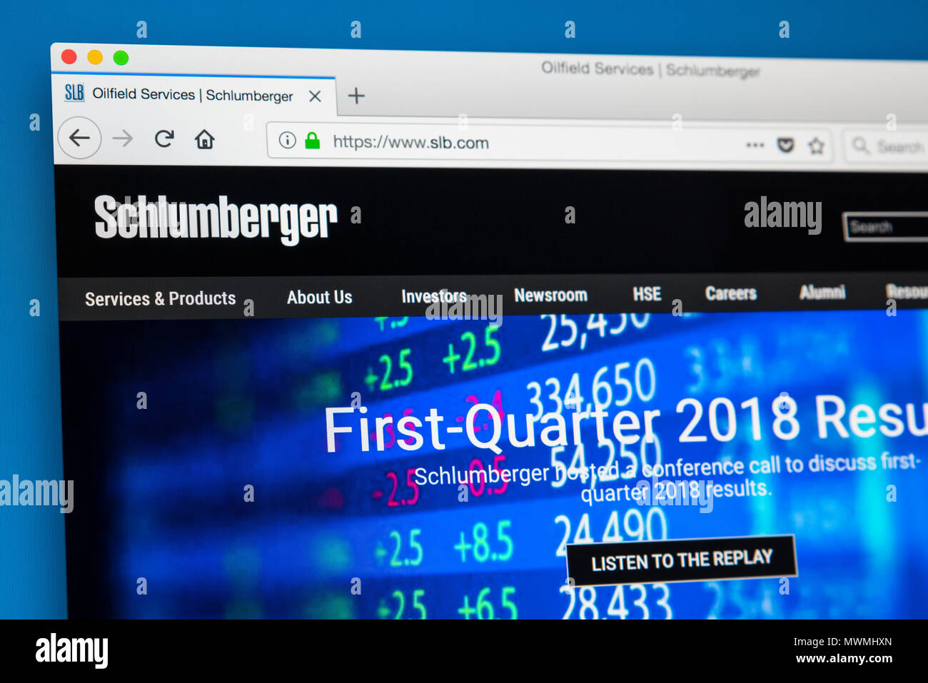 Schlumberger limited logo sign hi-res stock photography and images - Alamy