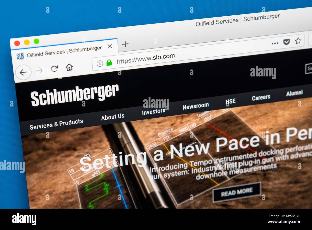 Schlumberger logo hi-res stock photography and images - Alamy
