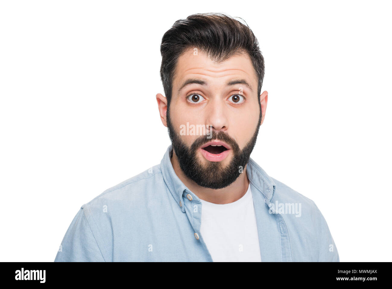Surprised man hi-res stock photography and images - Alamy