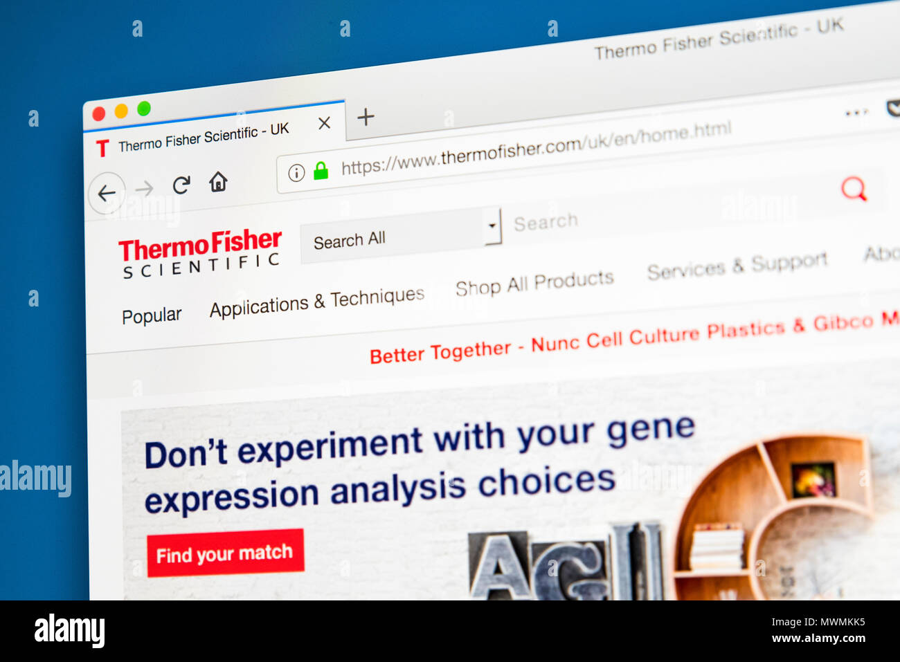 Thermo fisher scientific logo hi-res stock photography and images - Alamy