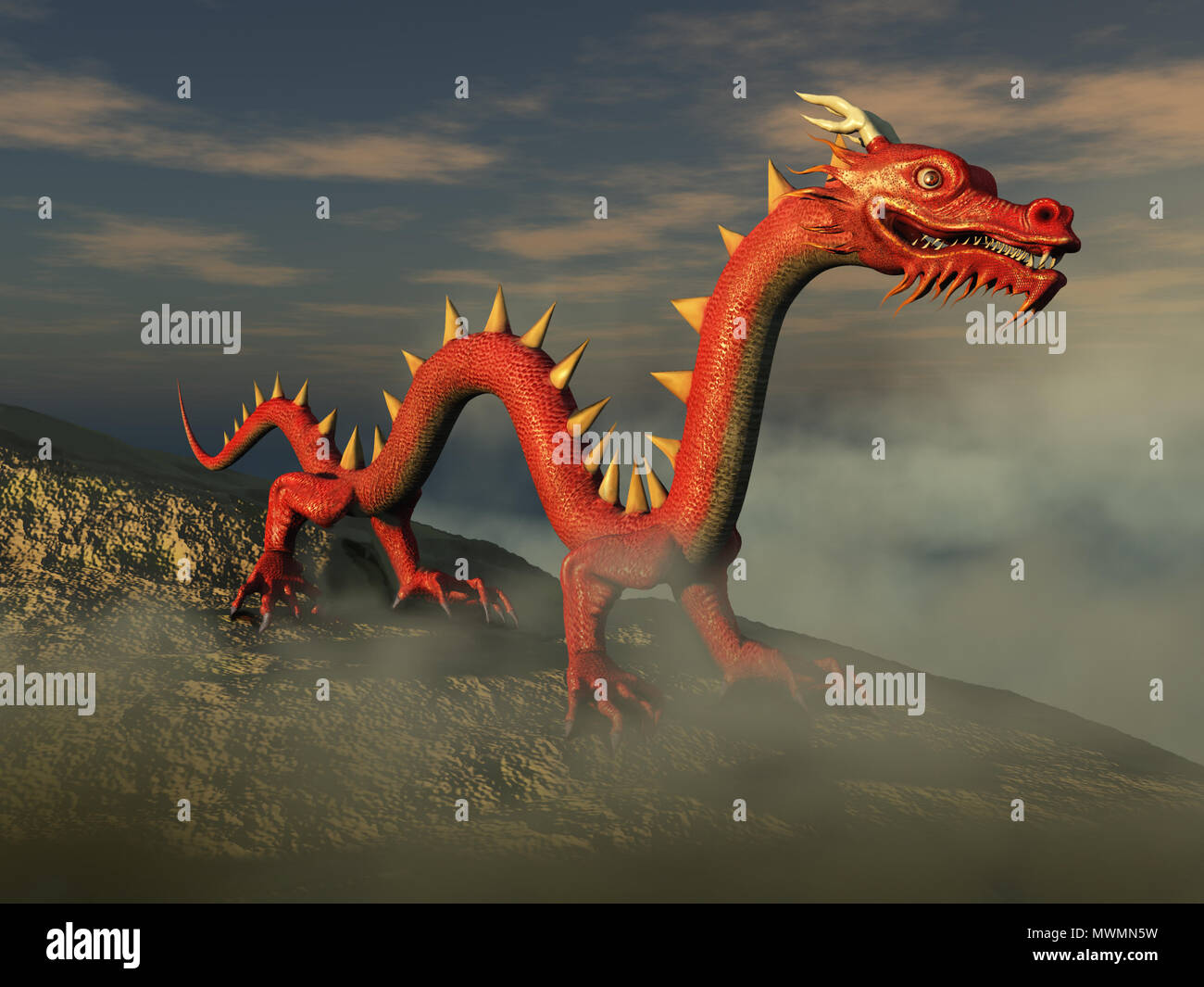 3d render snake hi-res stock photography and images - Alamy